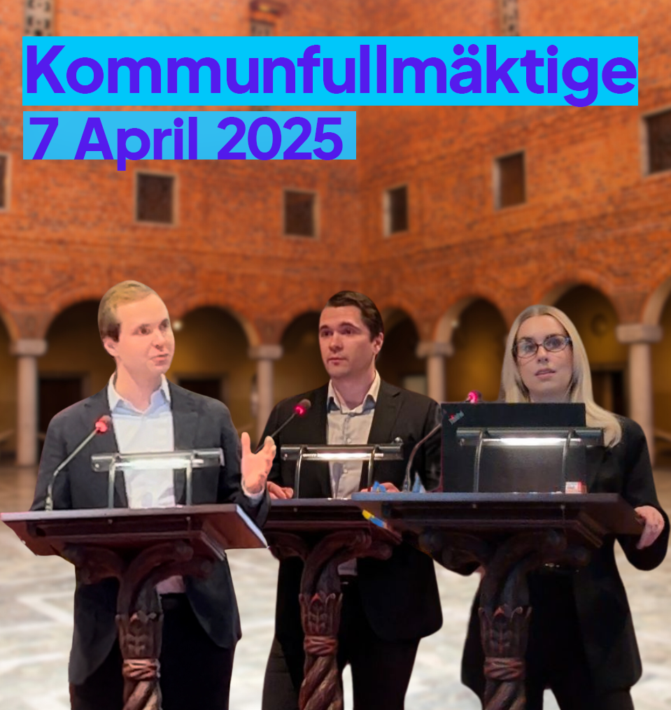 Sagt och gjort: kommunfullmäktige 7 april 2025 - SD Stockholms stad