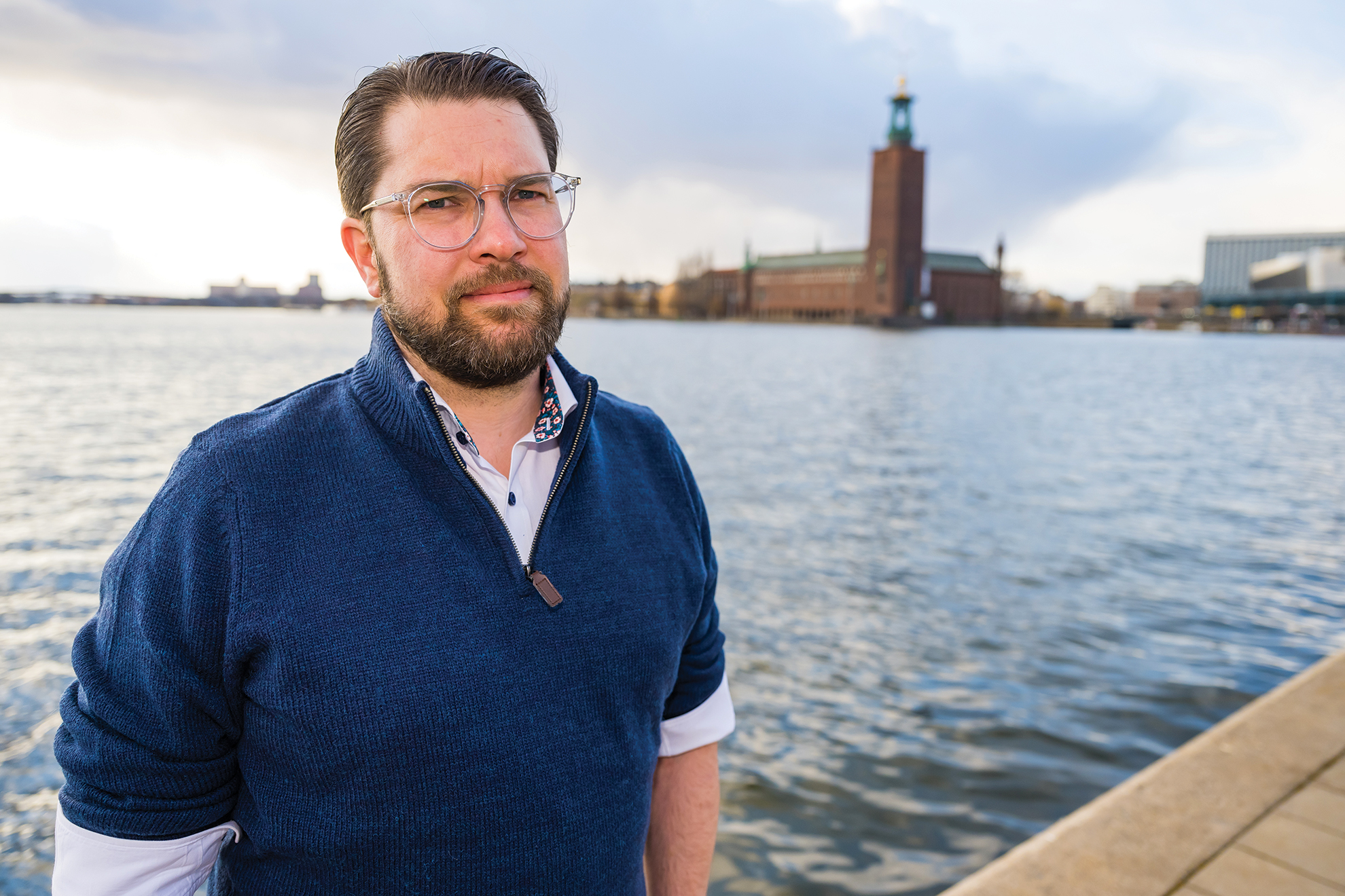 Idag gästade Jimmie Åkesson Riks där han intervjuades om det kommande året | Sverigedemokraterna